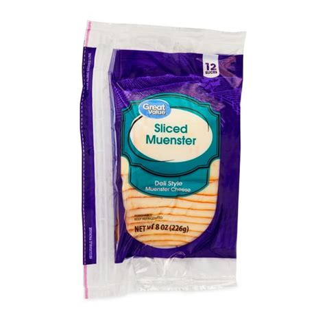 Great Value Fat Free Individually Wrapped American Cheese Slices 12 Oz