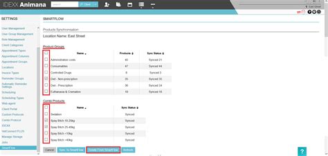 How Can I Delete Animana Inventory Products From The Smartflow Idexx Smartflow Support