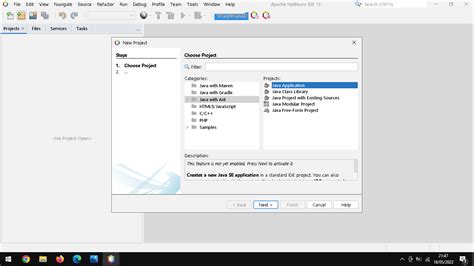 Não Consigo Criar Projeto No Netbeans 13 Javaandroid Sdk Clube Do