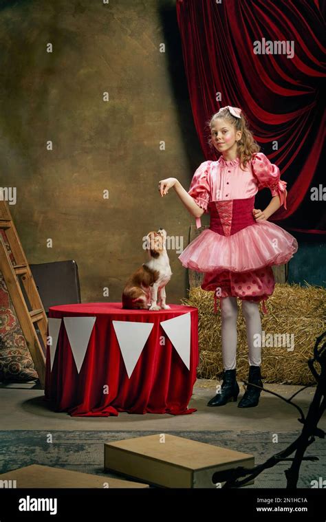 Vintage Circus Dress Ruffle Collar Circus Dress Vintage Inspired