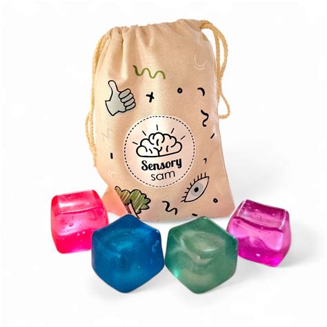Squeezy Ice Cube 4 Pack Sensorysam