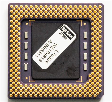 Cyrix 6x86mx And Mii Cpu Museum Museum Of Microprocessors And Die