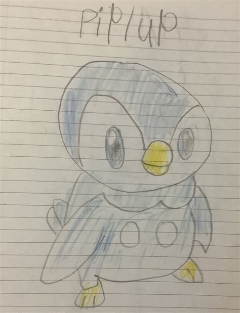 Piplup Drawing By Aidentoons On Newgrounds