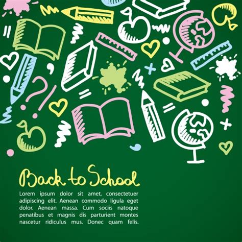 School Subjects Background Vector Images Over 5900
