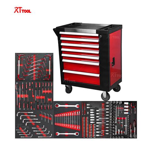 Export Rttool Professional Steel Tool Cabinet Tool Box Tool Sets With 211pcs Tool Storage