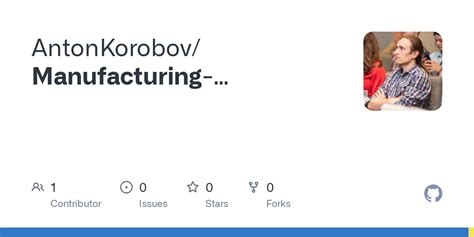 GitHub AntonKorobov Manufacturing Execution System Demo