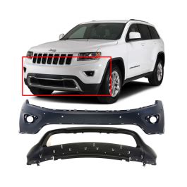 Front Bumper Cover Kit For Jeep Grand Cherokee 2014 2015 Fast And Durability