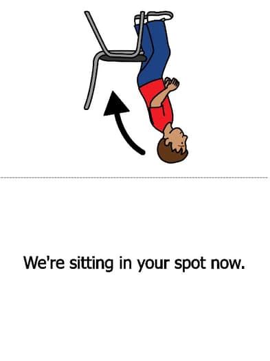 Arrival Routine Visual Scripts For Glps Foldable Prompts With Icons