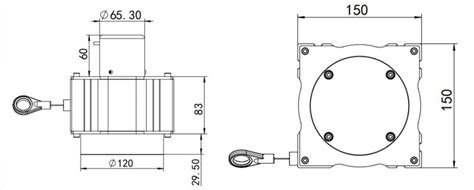 china customized draw wire displacement sensor manufacturers factory