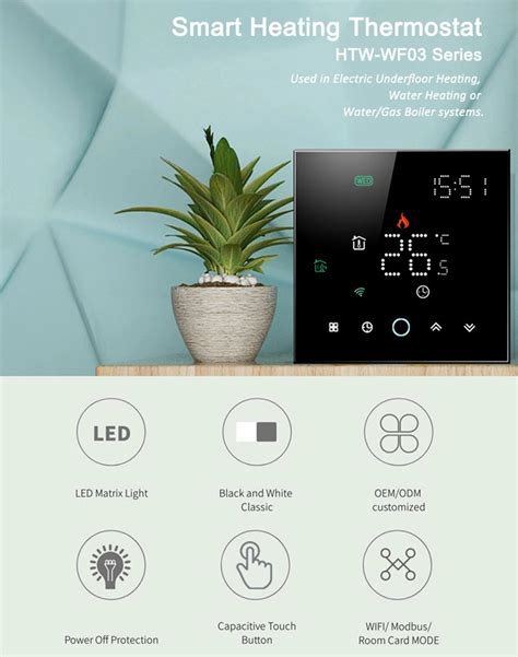 Wifi Tuya Underfloor Heating Programmable Room Temperature Controller Thermostat