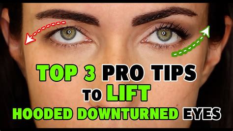Top 3 Pro Makeup Secrets To Lift Downturned Hooded Eyes Youtube