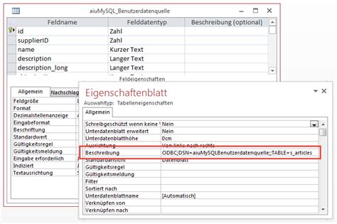 Rdbms Tabellen Per Vba Verknüpfen Access Im Unternehmen