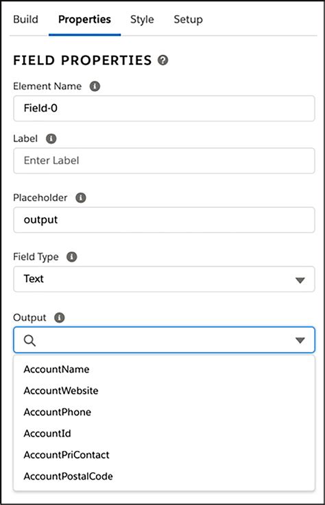 Display Data And Actions On A Flexcard