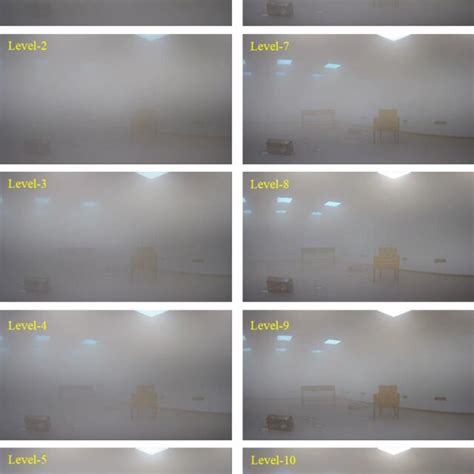 Fog Levels From 1 To 10 For Scene 1 Download Scientific Diagram