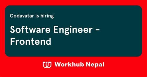 workhub nepal on linkedin software engineer frontend