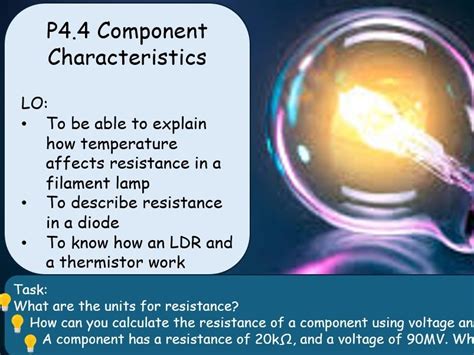Aqa Gcse Physics P4 4 Topic 4 Electricity 4 2 1 3 4 2 1 4 Teaching Resources