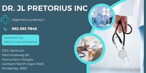 Dr Jl Pretorius Se Praktyk Skuif Na Nuwe Ligging Find It
