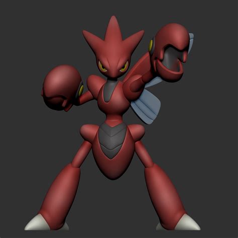 Stl File Scizor Pokemon 🐉・3d Print Object To Download・cults