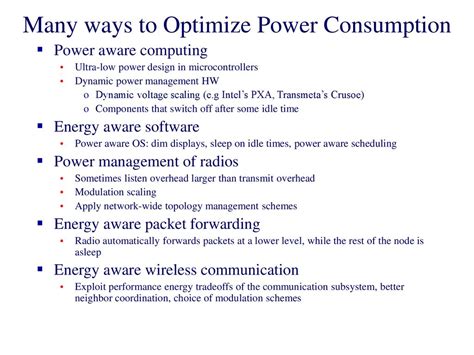 Sensing Platforms And Power Consumption Issues Lecture 2 September 6 2005 EENG 460a CPSC 436