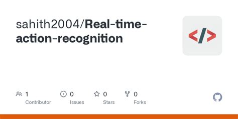 Github Sahith2004real Time Action Recognition