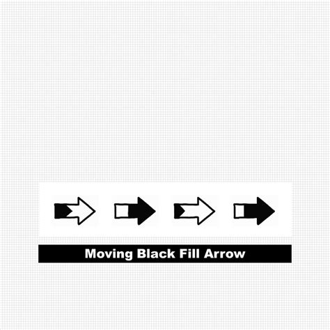 Animated Arrow Flashing Blinking And Moving Fill Arrow In GIF And MP Format For Presentation