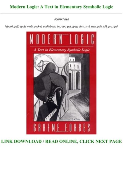 Best [pdf] Modern Logic A Text In Elementary Symbolic Logic Full Online