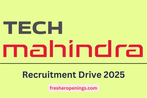 tech mahindra mega walk in drive 2025 mass hiring freshers for voice