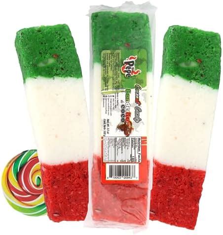 Needzo Authentic Mexican Coconut Bar Red White And Green