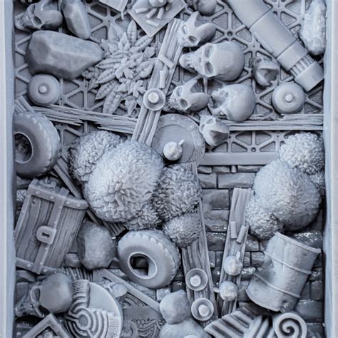 3d Printable Texture Pallet By Custom Miniature Maker