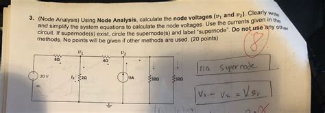 Solved 3 Node Analysis Using Node An Analysis Using Node