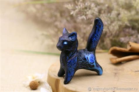 Кот Лунный Странник, фигурка кошки, статуэтка кота, скульптура в ...