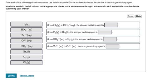 Solved From each of the following pairs of substances, use | Chegg.com