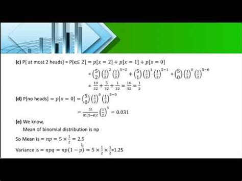 Probability Distribution Lecture YouTube
