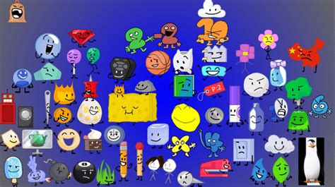 Poster Featuring Every Single Bfdi Character Rbattlefordreamisland