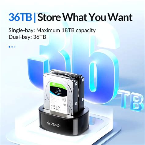 Orico 6228us3 Dual Bay Hdd And Ssd Hard Drive Dock