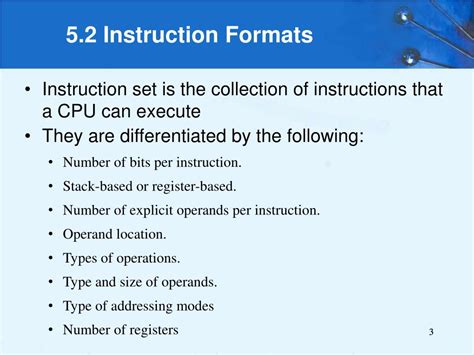 Ppt Chapter 5 Instruction Sets And Addressing Modes Powerpoint
