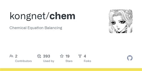 GitHub Kongnet Chem Chemical Equation Balancing