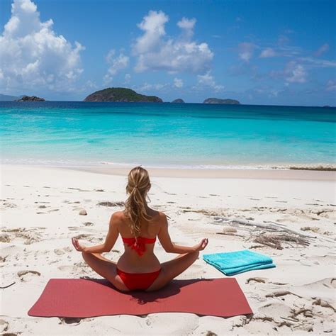 Free Beach Yoga Session Image Beach Yoga Meditation Download At Stockcake