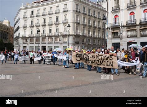 Several People During The Rally Demanding A 100 Public And Quality