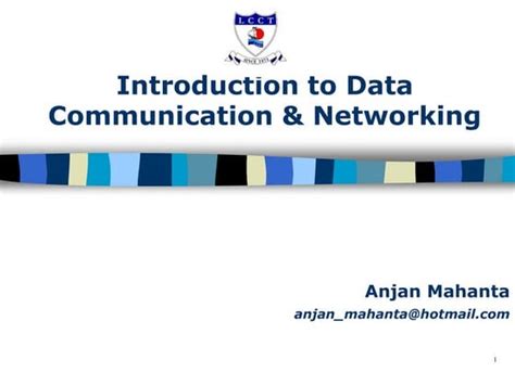 chapter 1 introduction to data communication and networks ppt