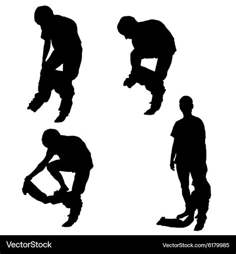 Man Takes Off Pants Royalty Free Vector Image Vectorstock