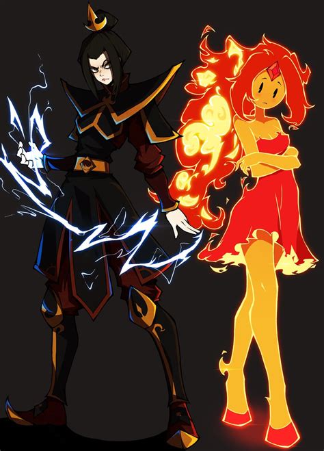 Azula And Flame Princess Avatar Legends And 2 More Drawn By Kekel