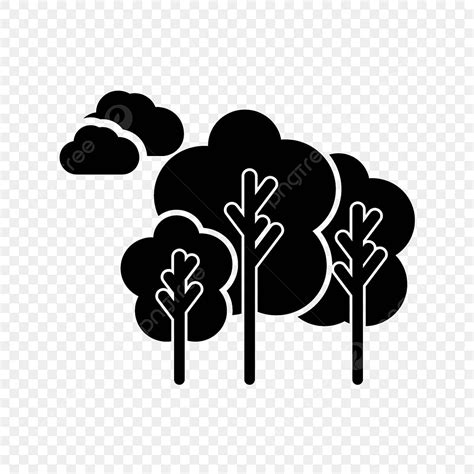 Icono Vector Trees Naturaleza Natural Arboles PNG Y Vector Para