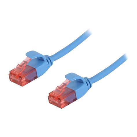 CAT6A 0 25m Ultra Thin UTP Ethernet Patch Cable Blue CL401BU 0025 Mwave