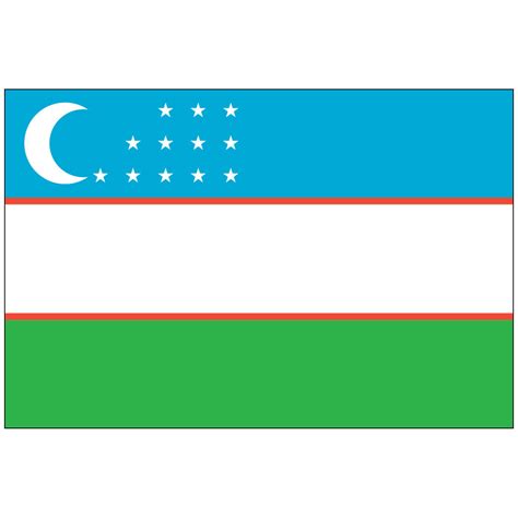 Nf5 Uzb 3 X 5 Nylon Uzbekistan Flag