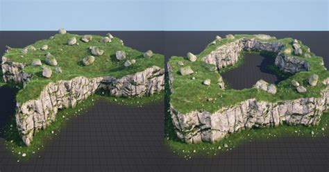 how to use houdini and unreal engine 5 s pcg to set up cliff generator