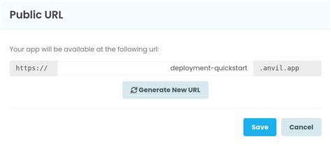 Anvil Docs Deploying Your App