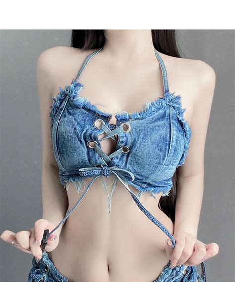 데님비키니 섹시비키니 스트랩비키니 모노키니 바캉스 휴양지 수영복 에이블리