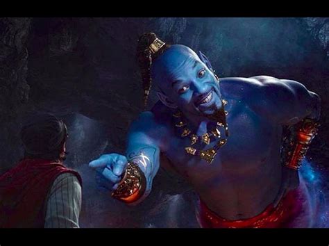 Tampilan Will Smith Jadi Jin Biru Di Aladdin Curi Perhatian