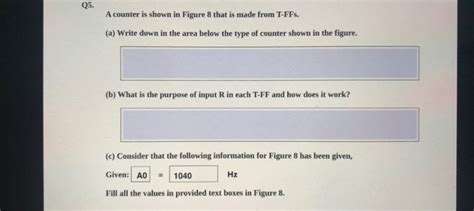 Solved Q A Counter Is Shown In Figure That Is Made From Chegg Com